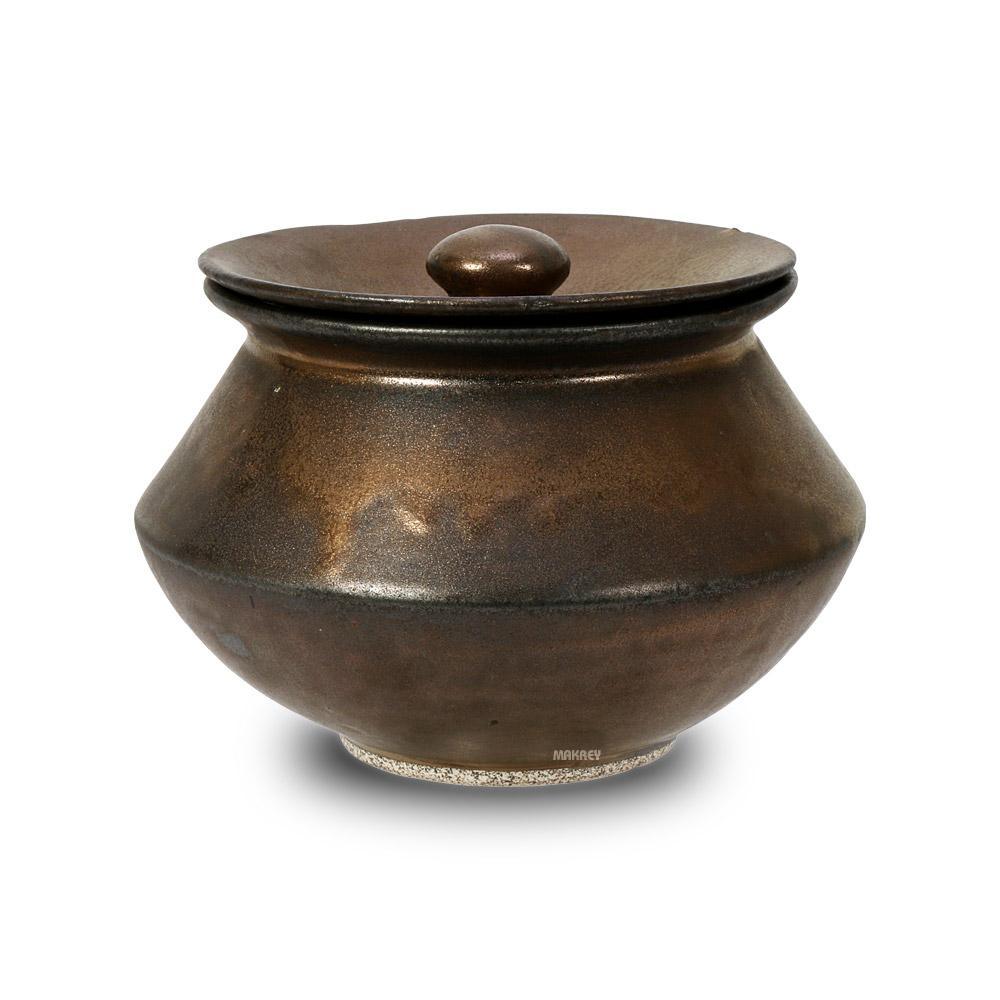 Ceramic Biryani Handi w/Lid Metallic – Makrey