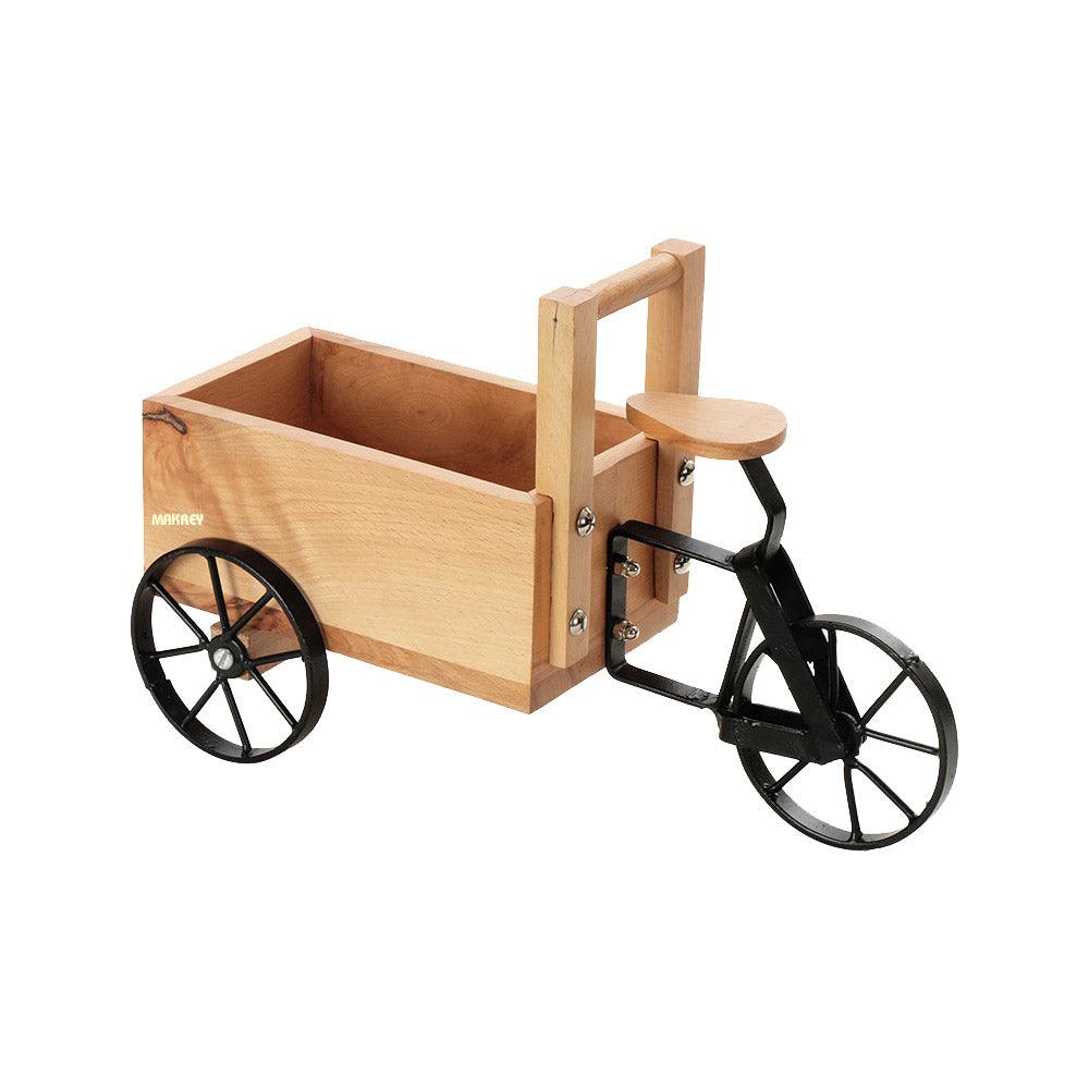 Wood Milk Rickshaw (3-wheel Blk) S/b– Makrey